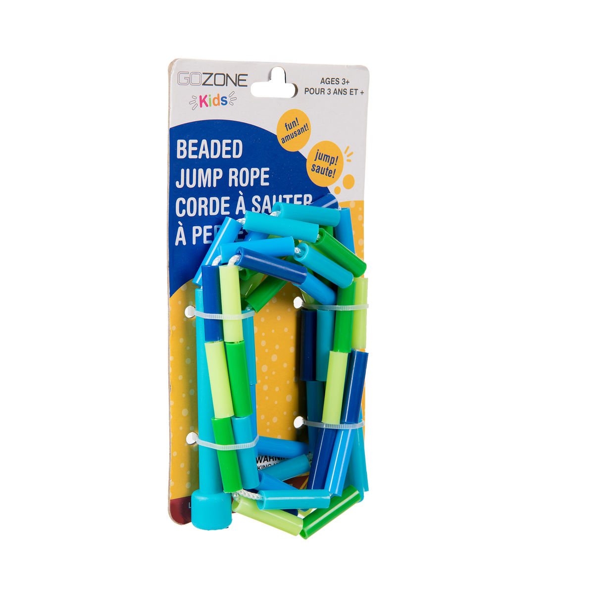 Beaded Jump Rope – Blue/Green – GoZoneUSA